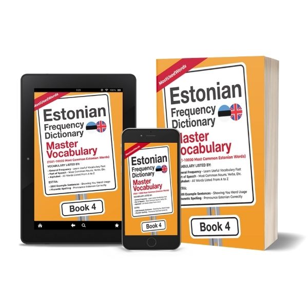 Estonian Frequency Dictionary 4 - Master Vocabulary | MostUsedWords