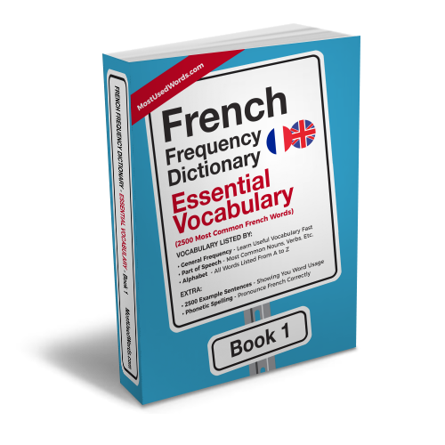 French Frequency Dictionary: Essential Vocabulary: 2500 Most Common ...