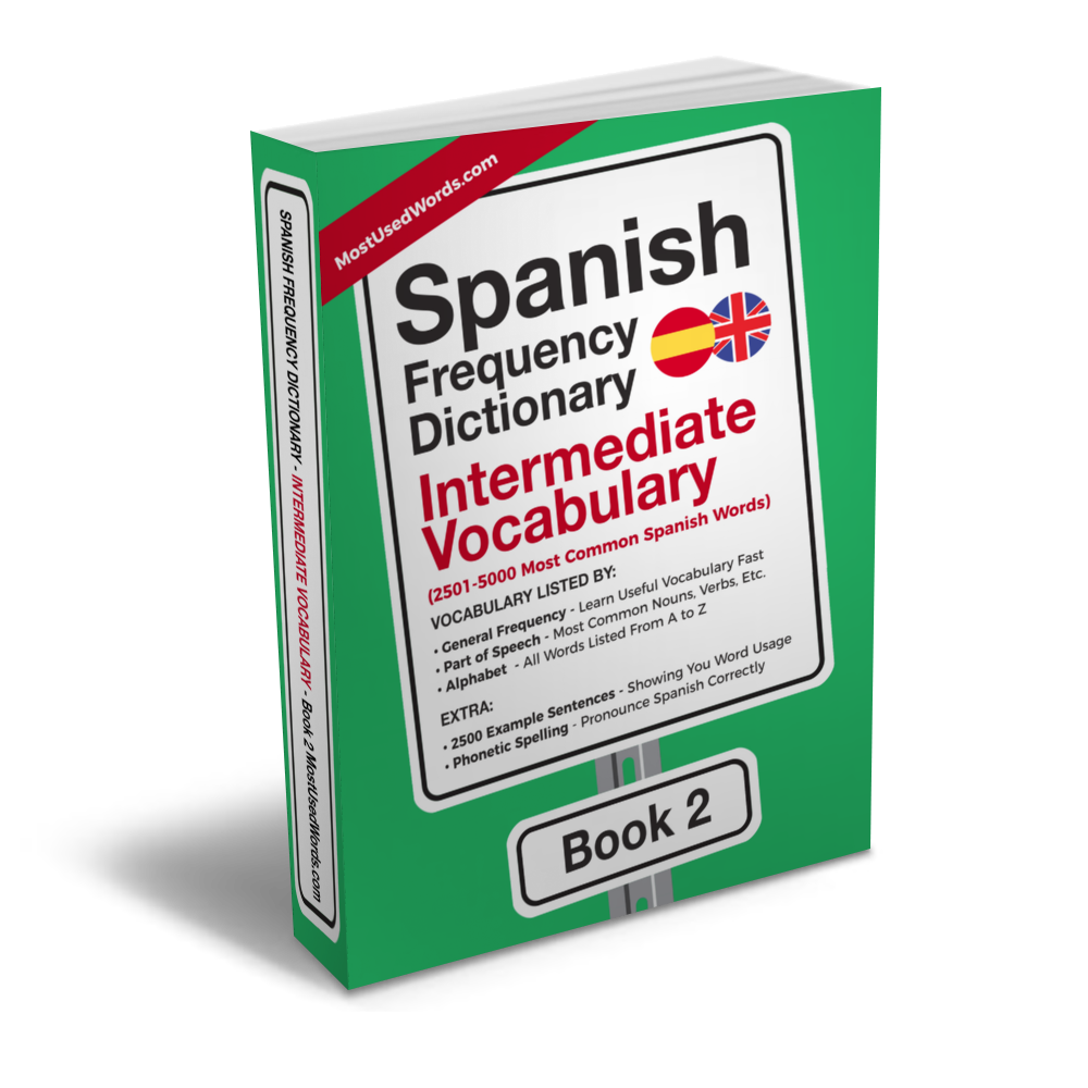 Intermediate Spanish Vocabulary List Top 5000 Spanish Words Intermediate Spanish Vocabulary List Top 5000 Spanish Words